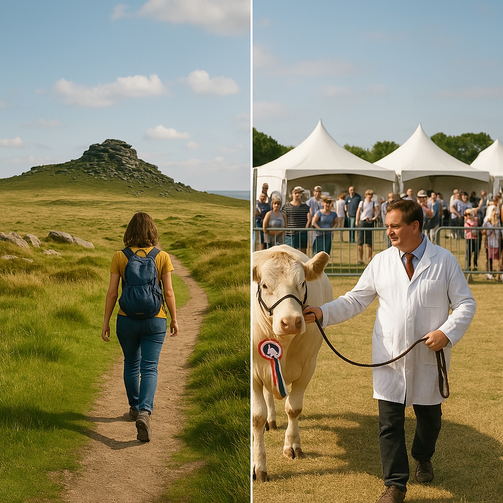 July in Cornwall - Moorland Walks, Country Shows & Festivals